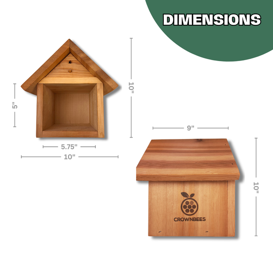 Chalet Bee House Kit with Bees