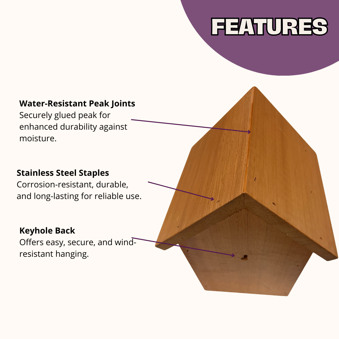 Chalet Bee House Kit with Bees