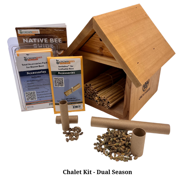 Chalet Bee House Kit with Bees